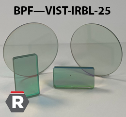 BPF—VIST-IRBL-25 (Visible Trans. IR Blocker) | Vortex Optical Coatings